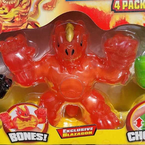 moose toys | Toys | Heroes Of Goo Jit Zu Allstar 4 Pack Wultra Rare ...